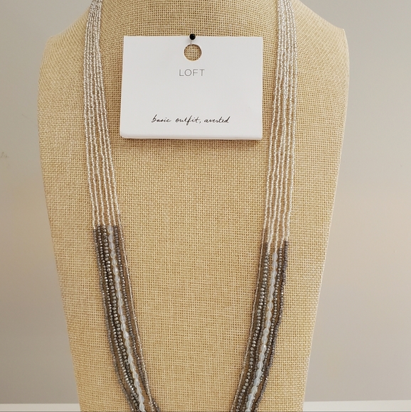 LOFT | Jewelry | The Loft Beaded Necklace | Poshmark